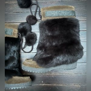Coach | Shoes | Coach Maryann Rabbit Fur Boots | Poshmark